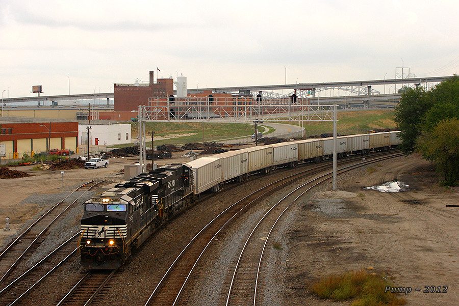 Southbound NS Intermodal Train